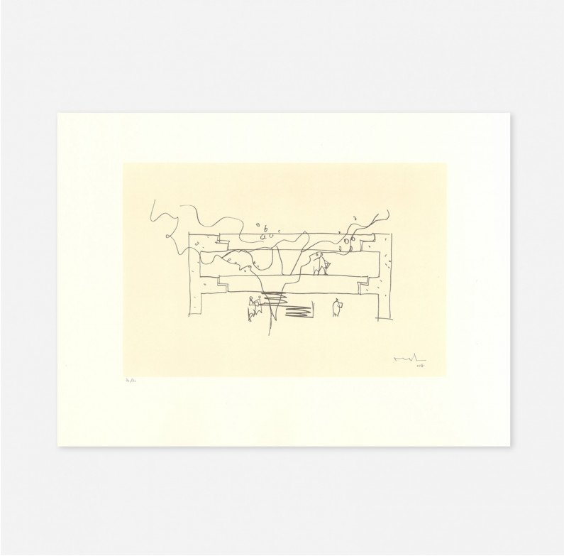 Casa da Arquitectura - Serigrafia "Casa Gerassi", Paulo Mendes da Rocha ...